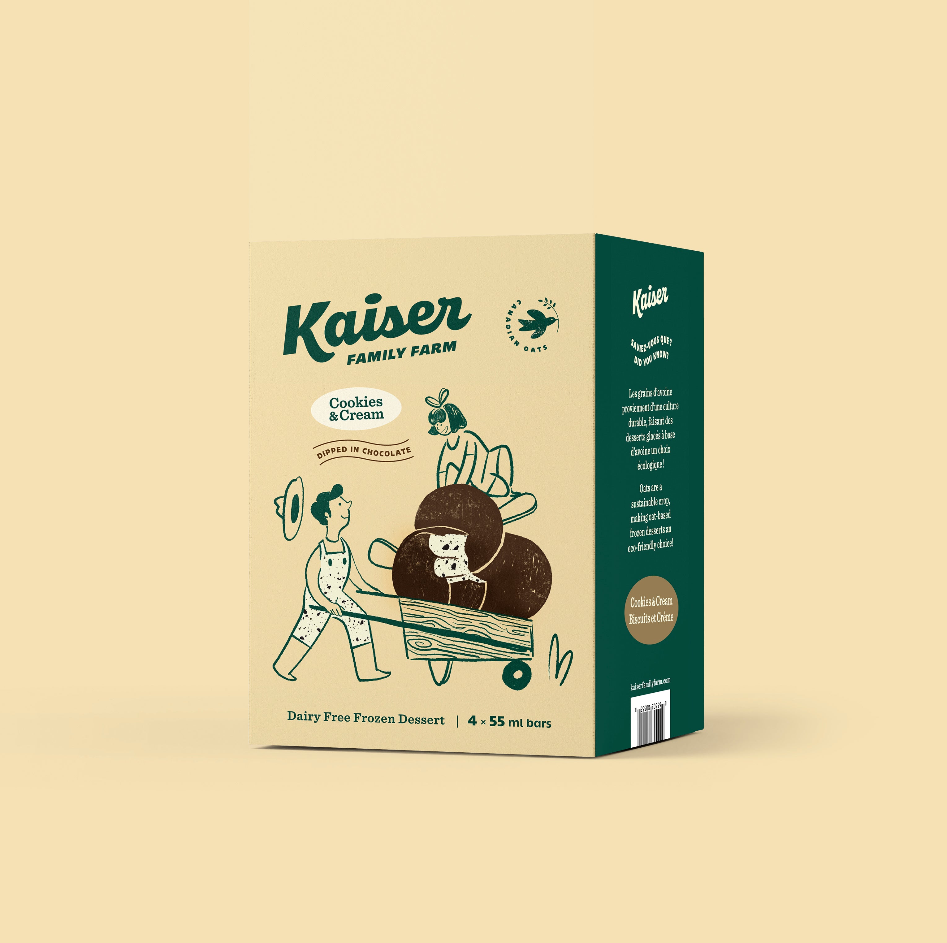 Barres Biscuits et Crème – Kaiser